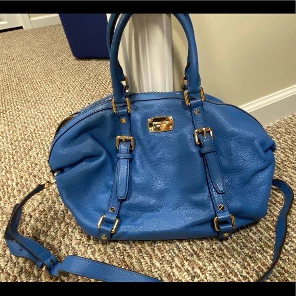 Michael Kors | Bags | Michael Kors Leather Royal Blue Bag | Poshmark
